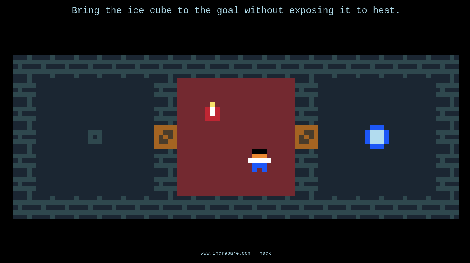 This ice cube puzzle is just about the simplest possible video game ...